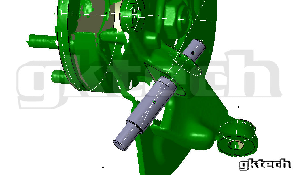 GKTECH R CHASSIS STEERING KNUCKLE (R32/R33/R34/Z32 FRONT KNUCKLES)