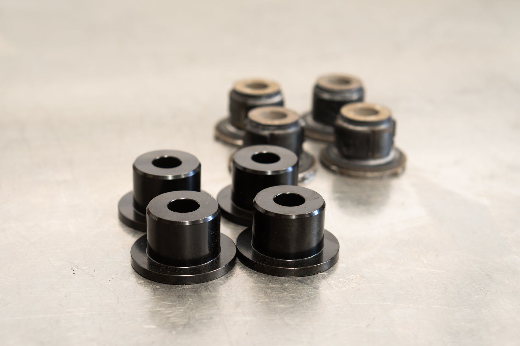 Z34 370z/ G37 Solid Aluminium Steering Rack Bushings