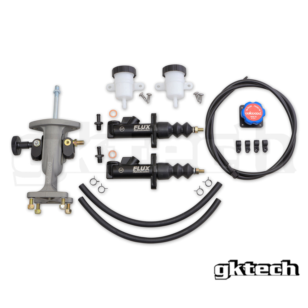 Universal dual brake master cylinder kit