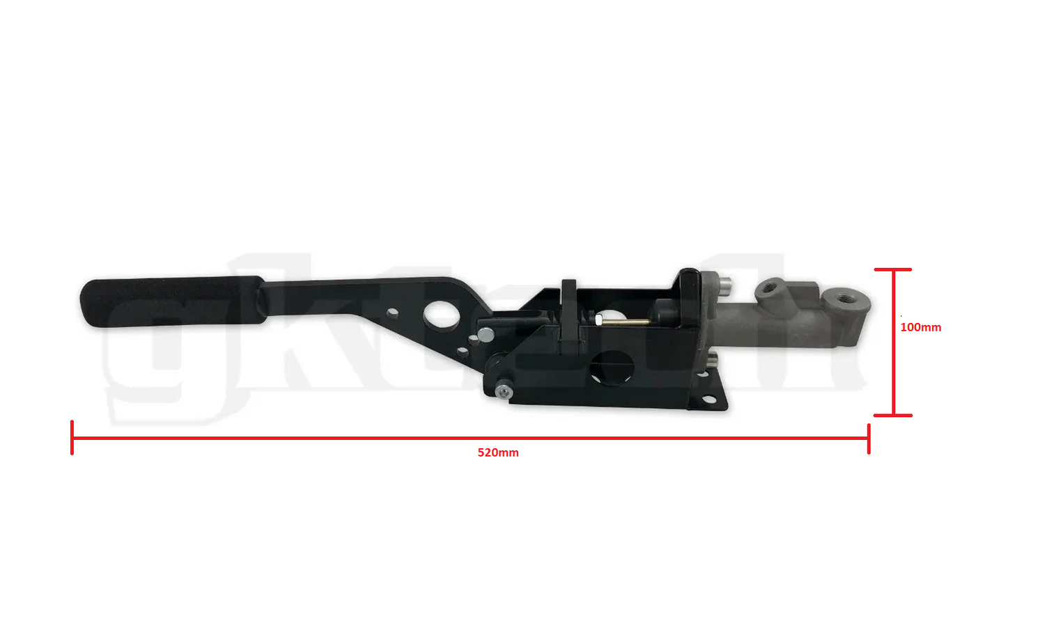 Budget hydraulic e-brake assembly and in-line braided line kit