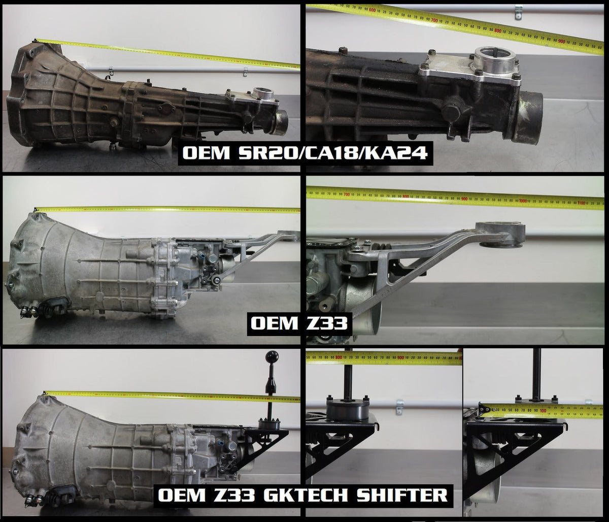 V2 CD009 Transmission shifter relocation setup