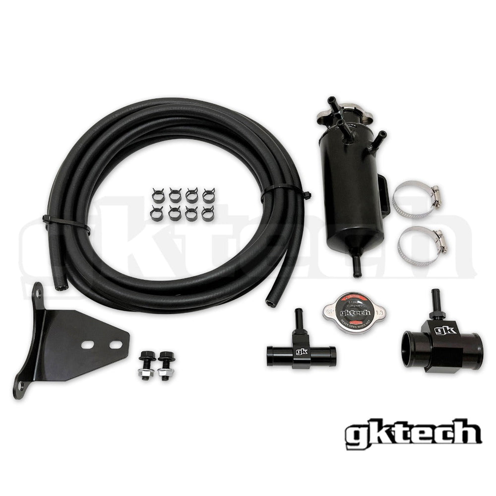 Z34 370z Non Pressurized Bolt on Coolant Swirl Pot Setup